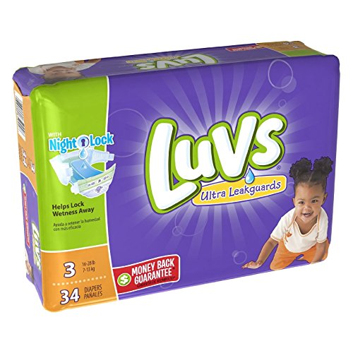 Luvs Ultra Leakguard Super Absorbent Diapers (34 PCS, Size 3) Price in ...