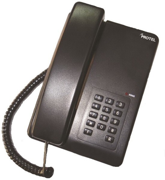 Protel UNO+ Corded Landline Phone (Black) Price in India ...
