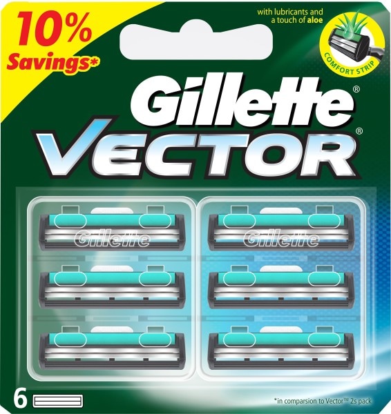 Gillette Vector Razor (Pack of 6) Price in India, Specifications ...